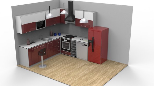 Toy Kitchen 3D Models for Download | TurboSquid