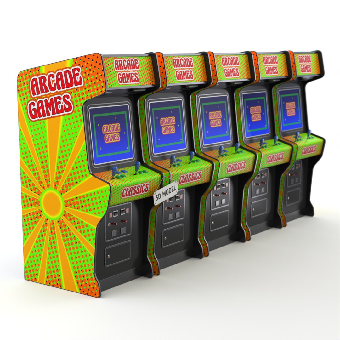 Arcade Game Machine 3D - TurboSquid 2349200