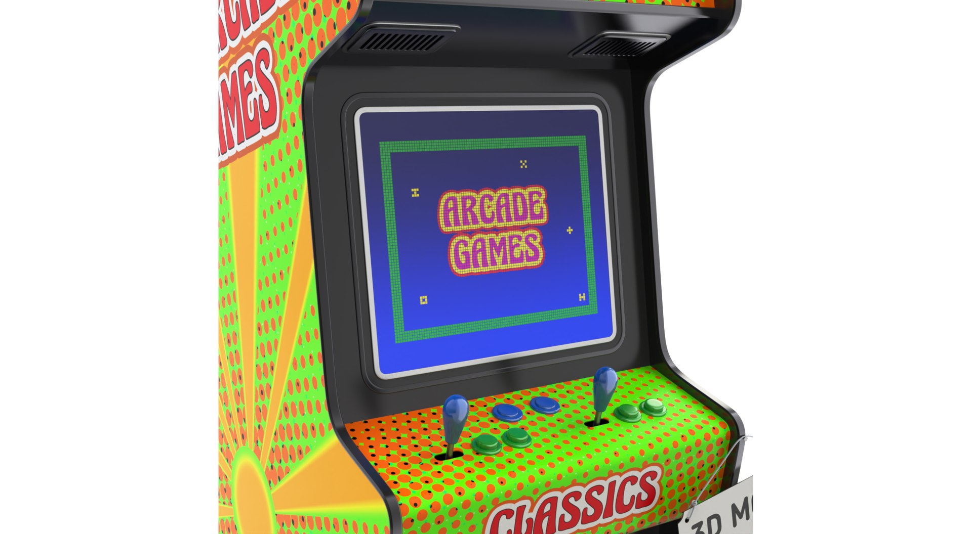 Arcade Game Machine 3D - TurboSquid 2349200