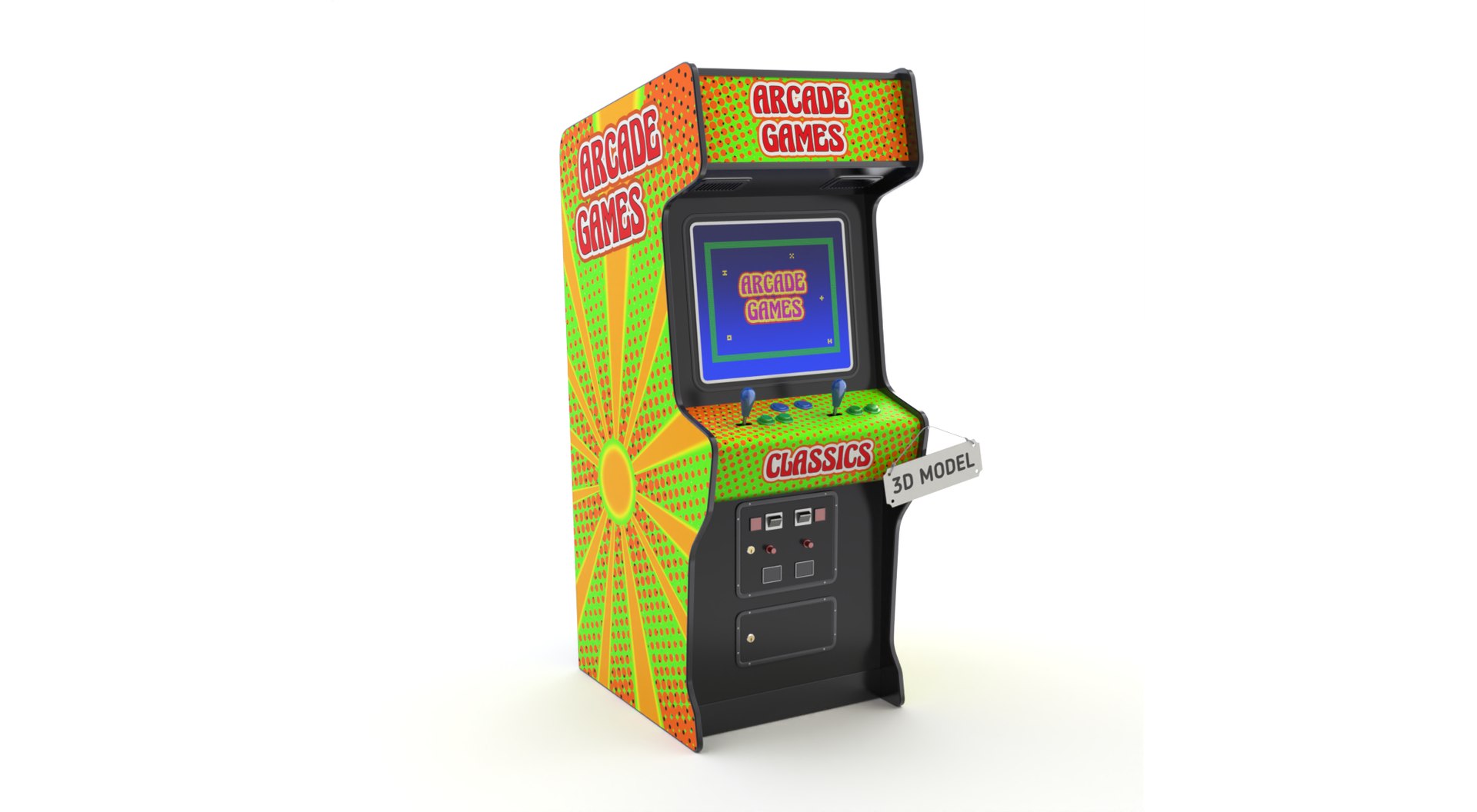 Arcade Game Machine 3D - TurboSquid 2349200