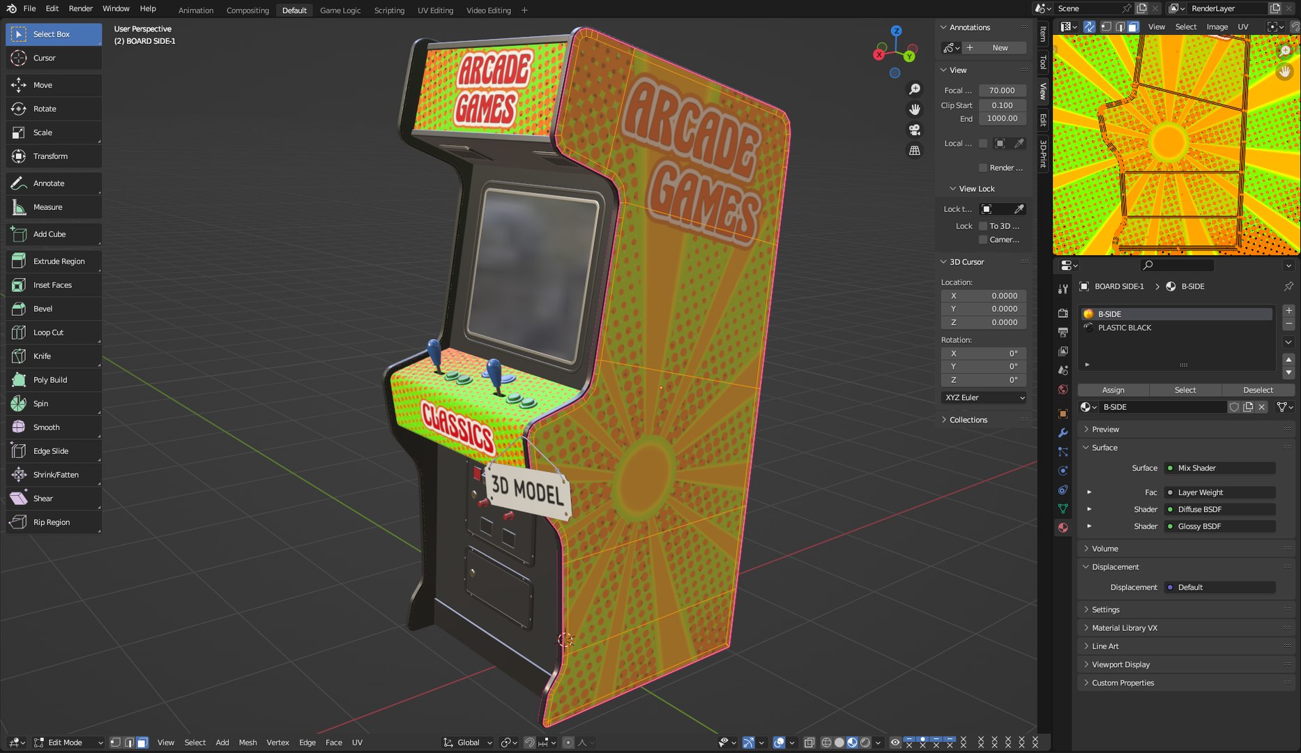 Arcade Game Machine 3D - TurboSquid 2349200