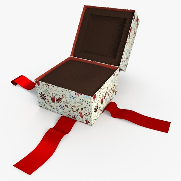 3d model christmas gift present box