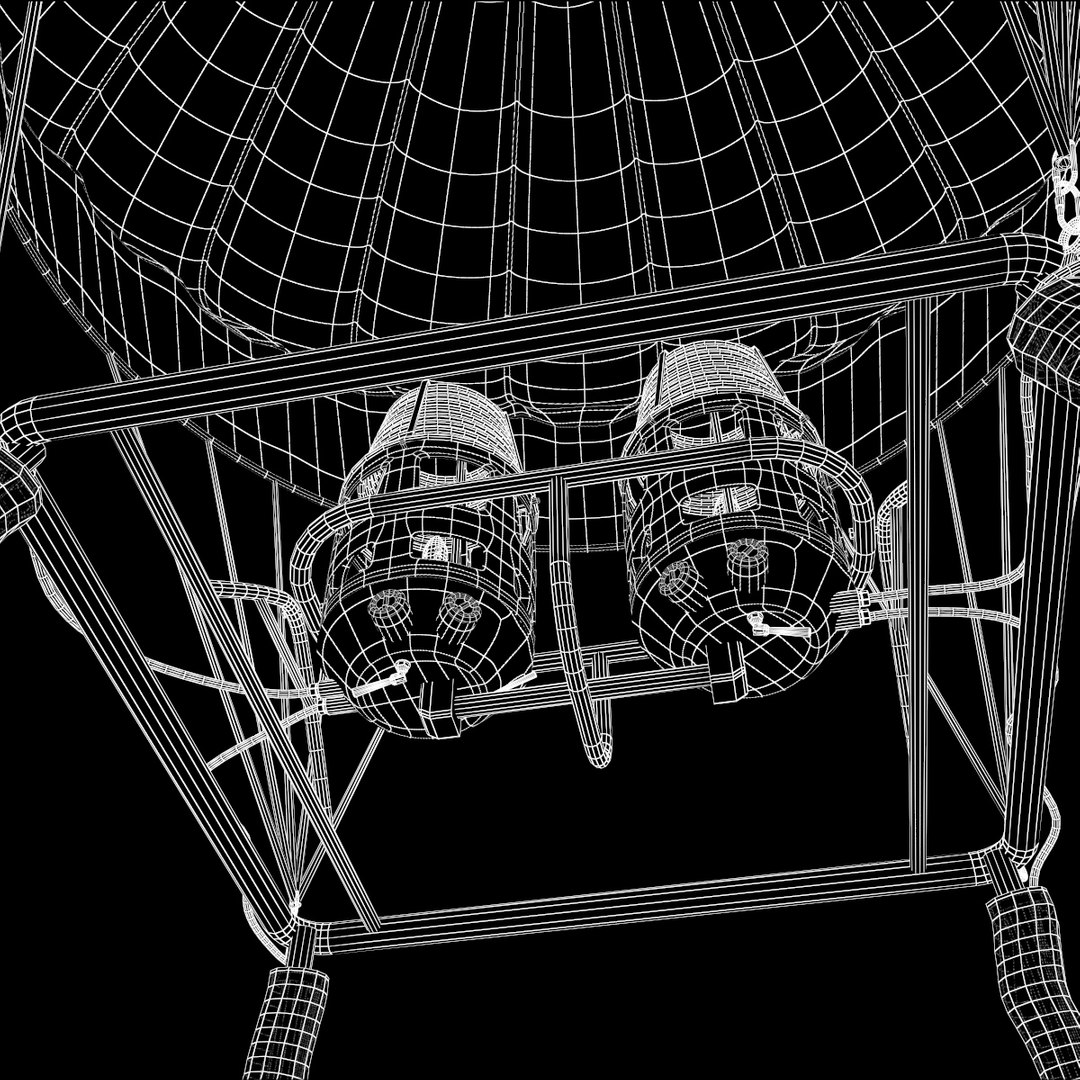 3d air balloon model