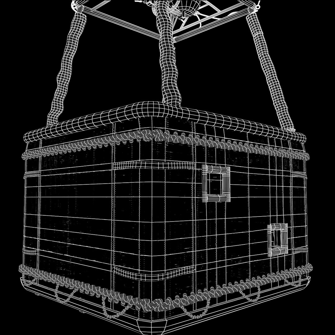 3d air balloon model