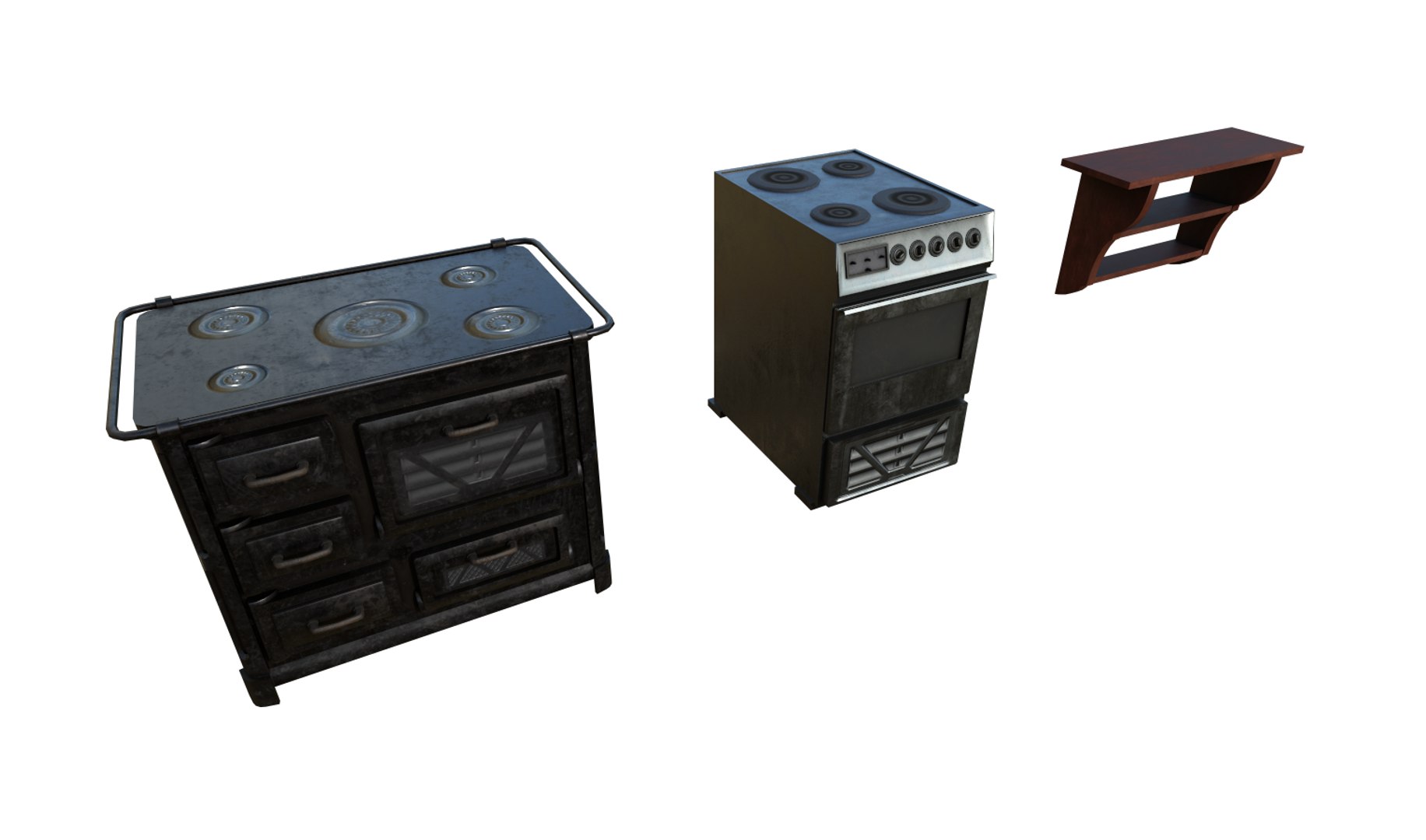 Kitchen Props Pack 3D Model - TurboSquid 2109618