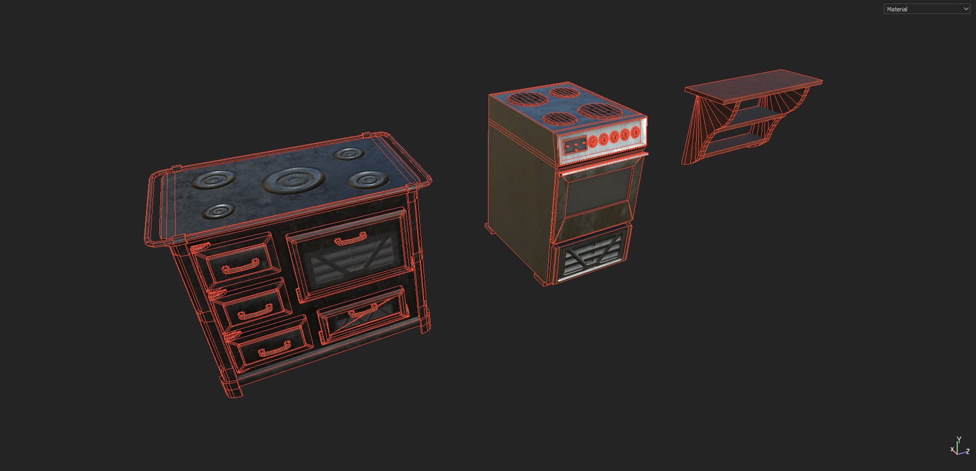 Kitchen Props Pack 3D Model - TurboSquid 2109618