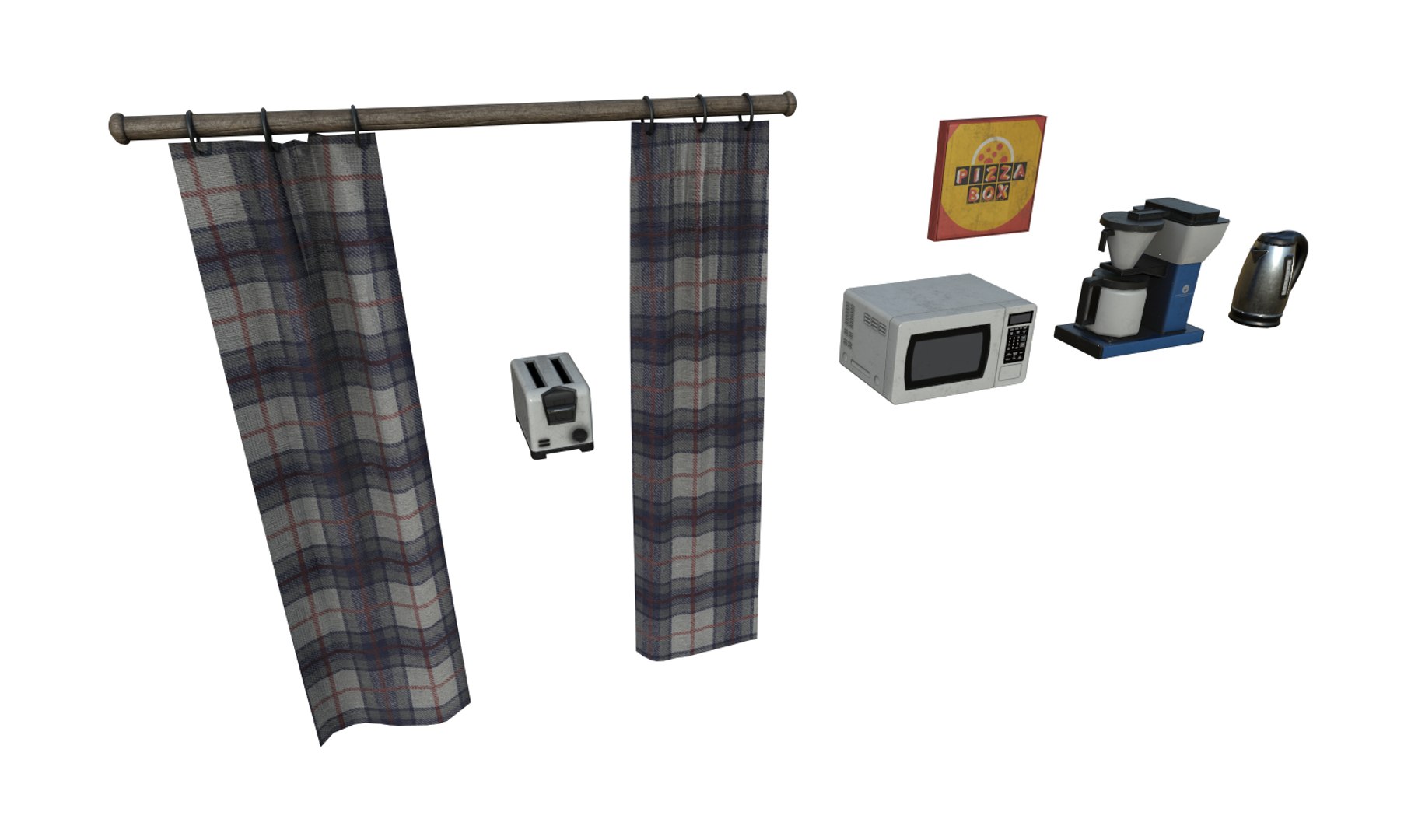 Kitchen Props Pack 3D Model - TurboSquid 2109618