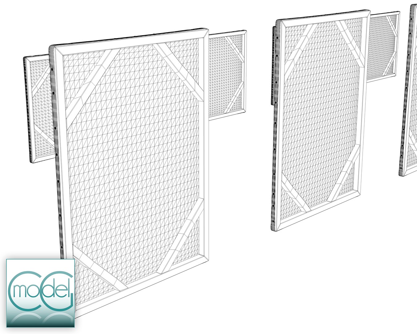 3d model painting canvas