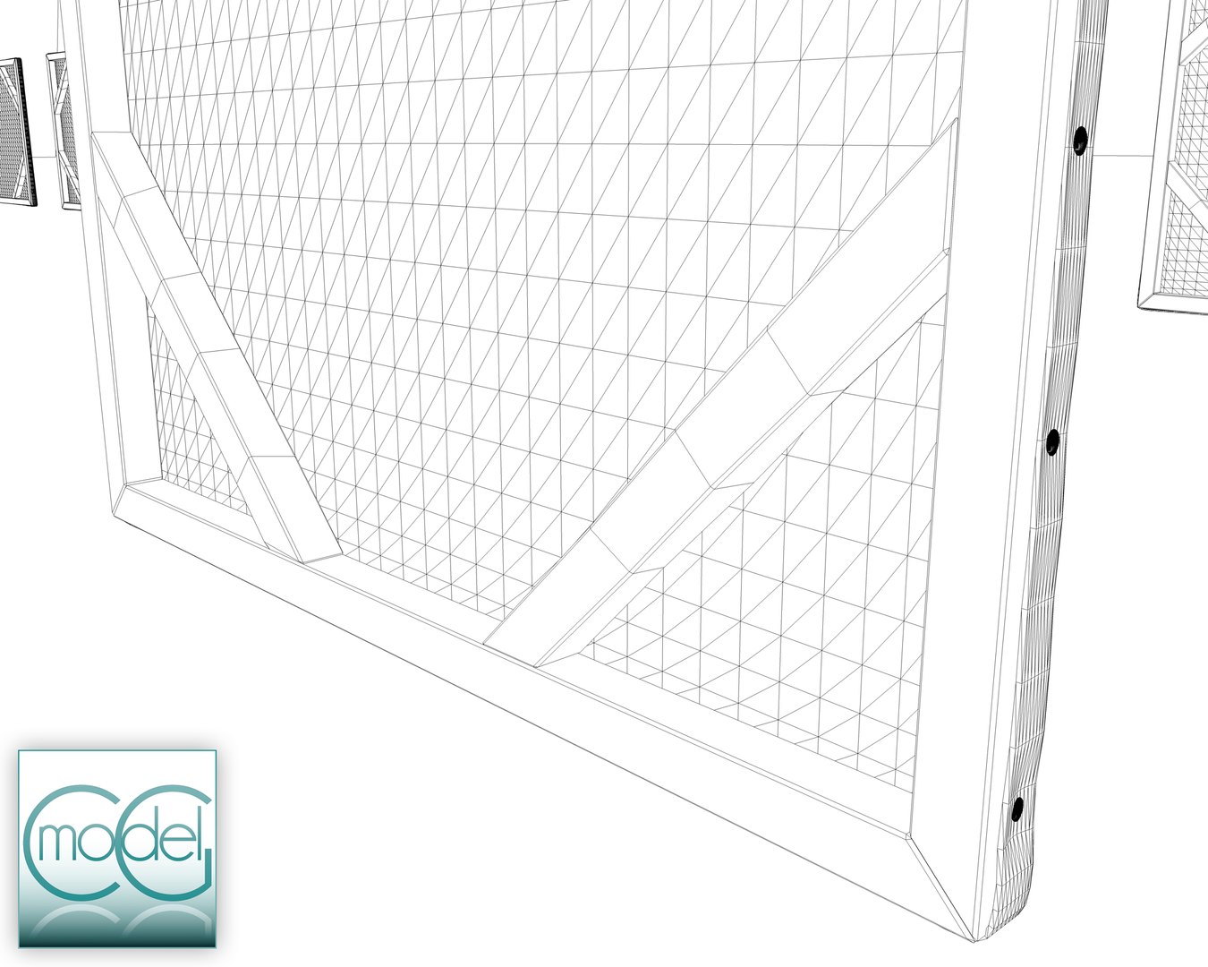 3d model painting canvas