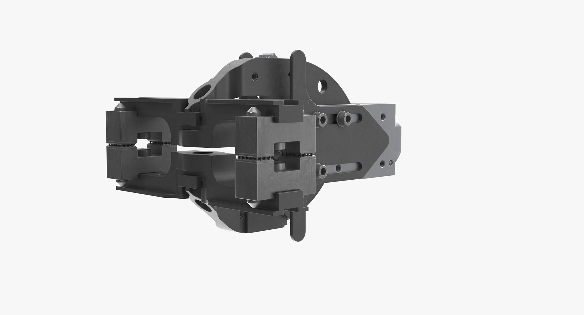 Short Base Wide Heavy Robotic Gripper 3D Model - TurboSquid 2299699