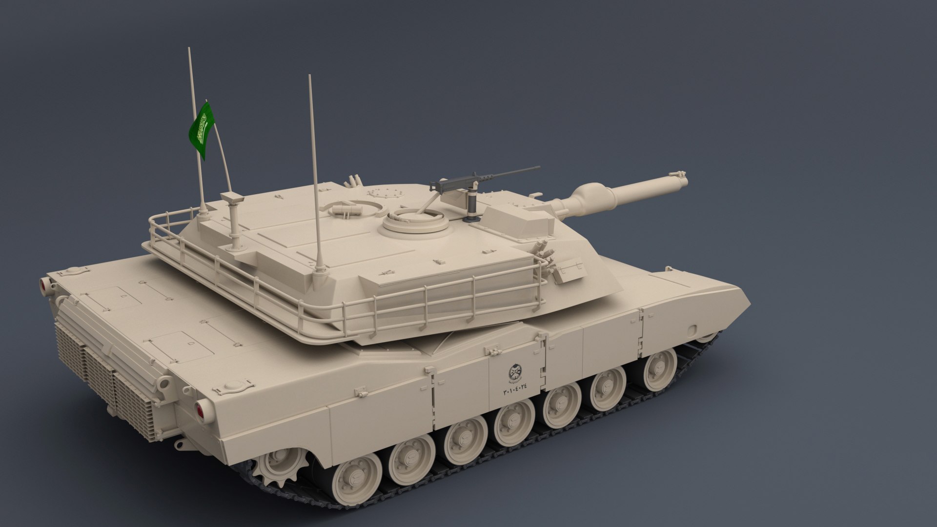 3d M1 Abrams Model