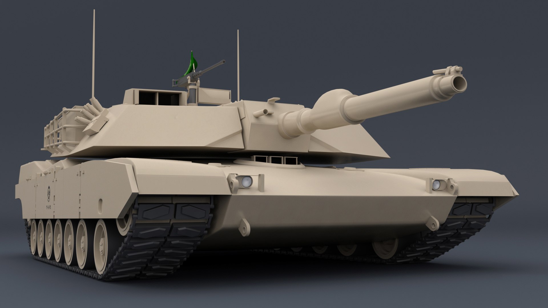 3d M1 Abrams Model
