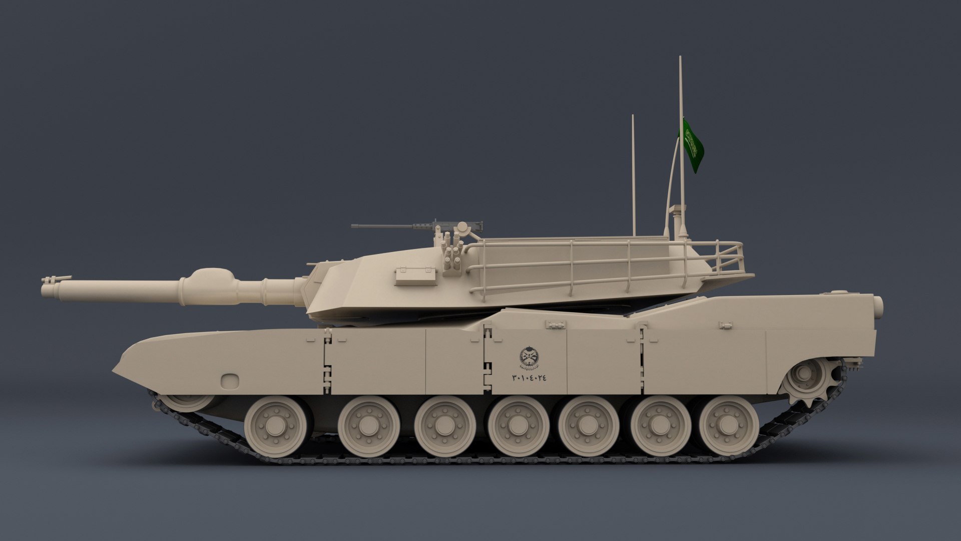 3d M1 Abrams Model