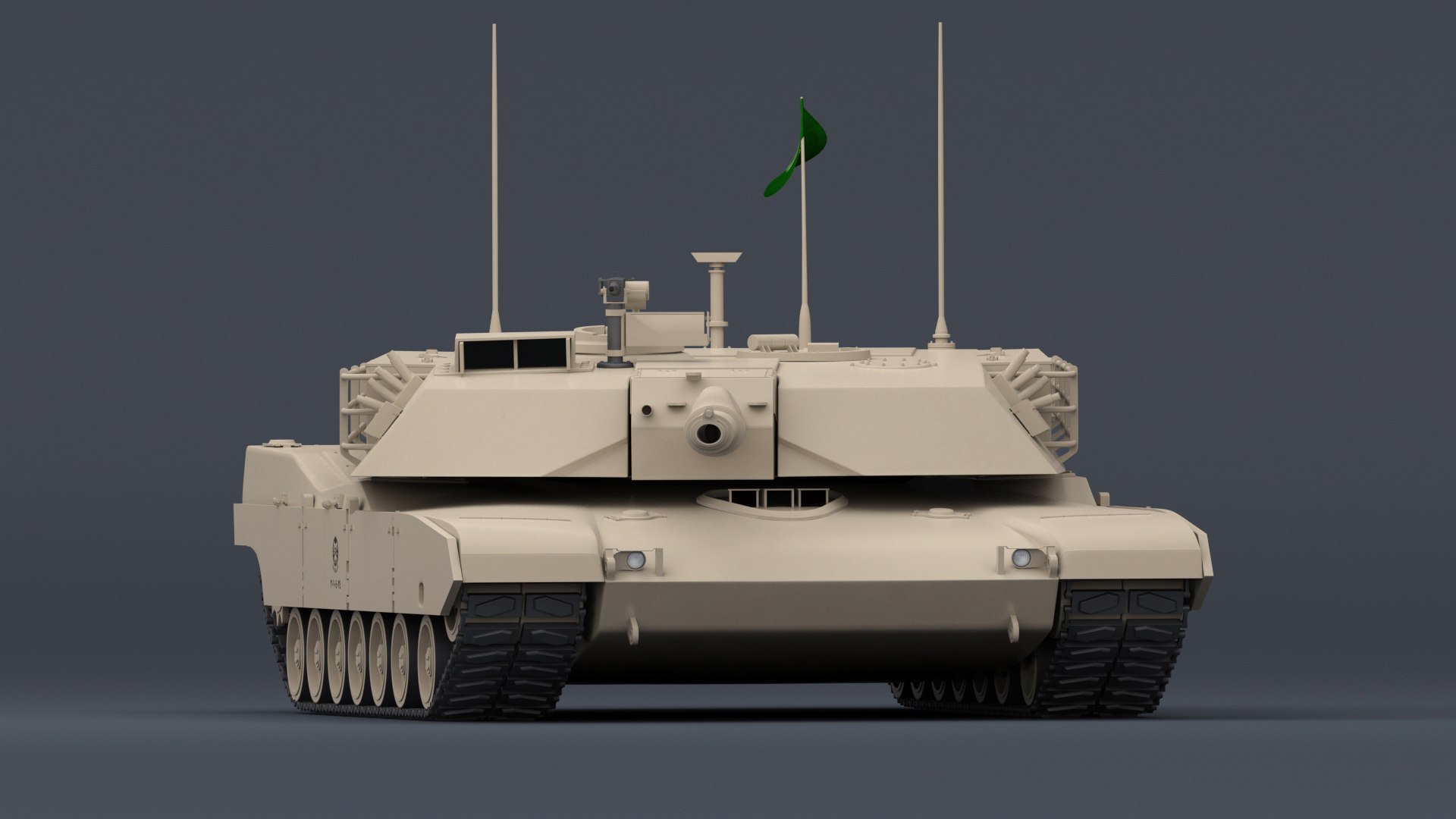 3d M1 Abrams Model