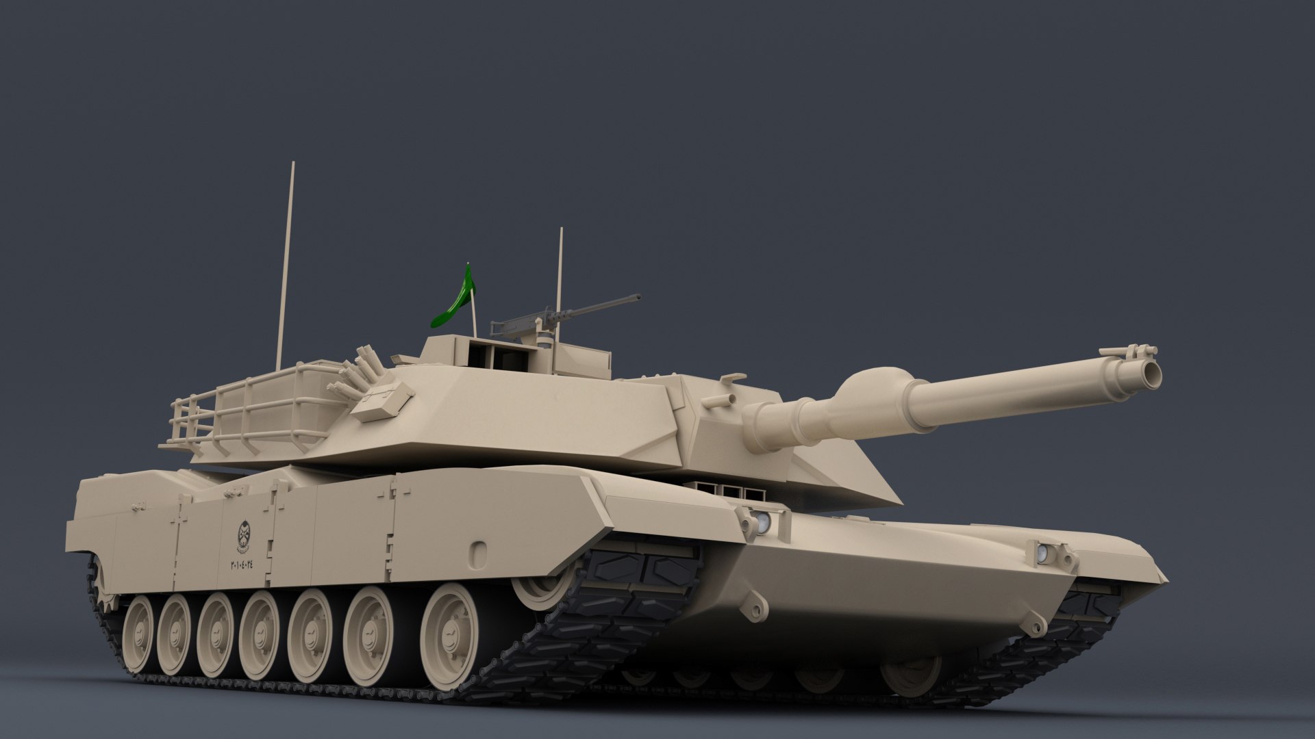 3d M1 Abrams Model