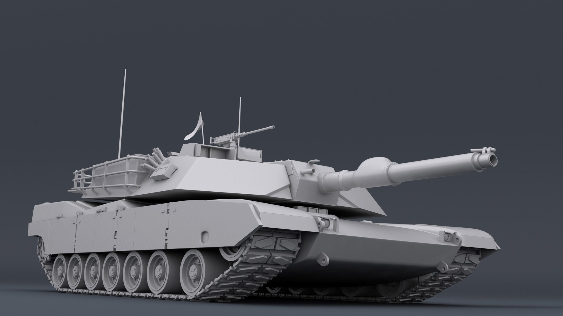 3d M1 Abrams Model