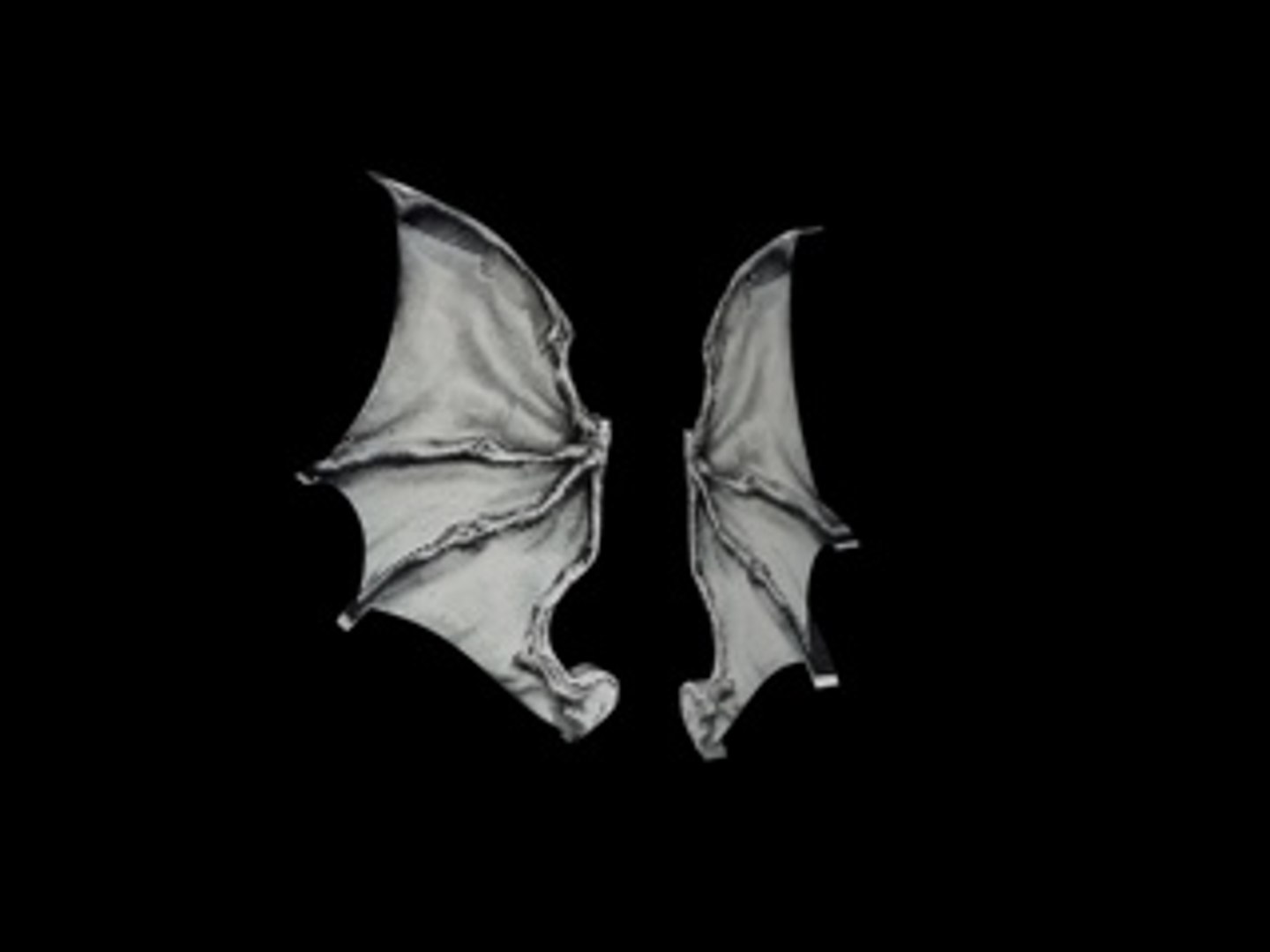 3d Gargoyle Wings Model