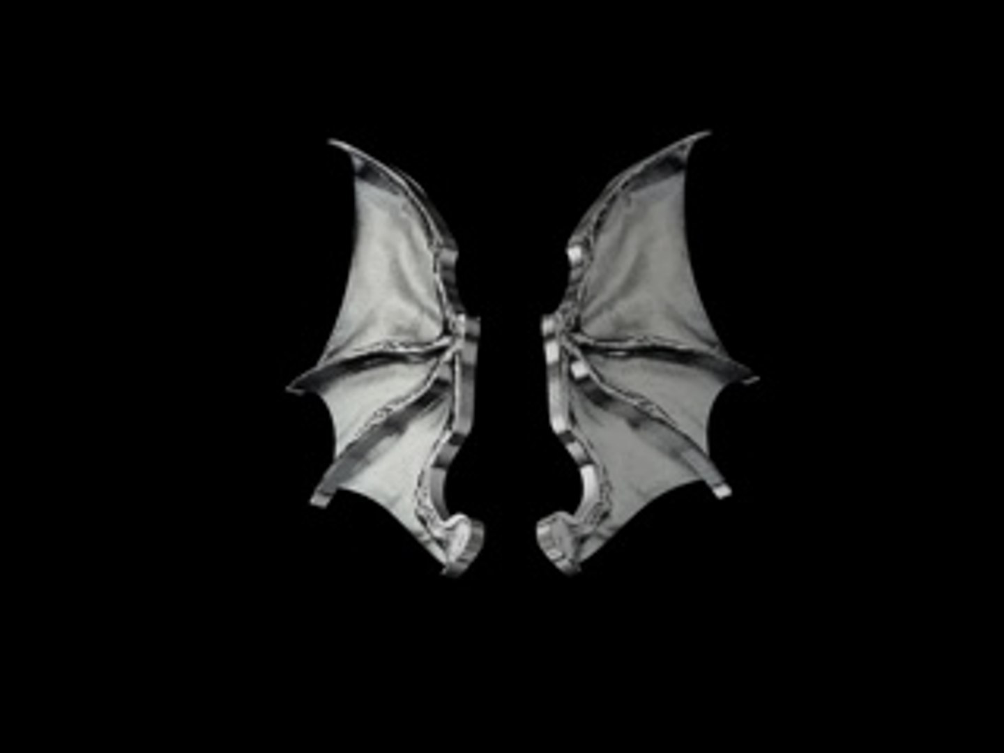 3d Gargoyle Wings Model