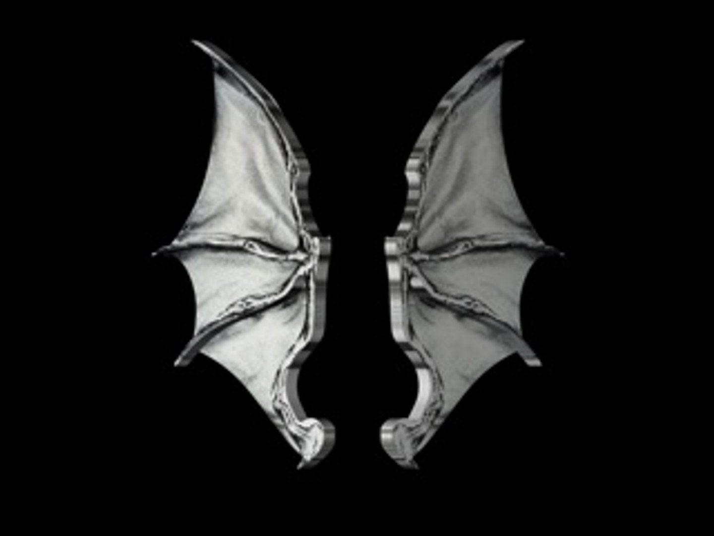 3d Gargoyle Wings Model