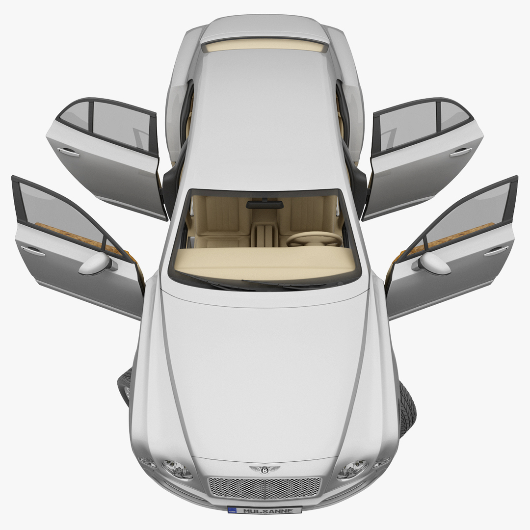 3d model bentley mulsanne mulliner 2013