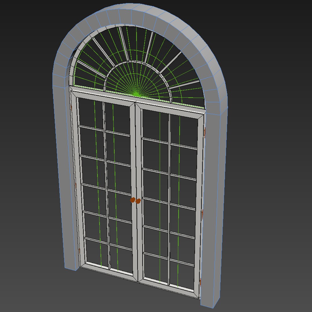 French Window 3d 3ds