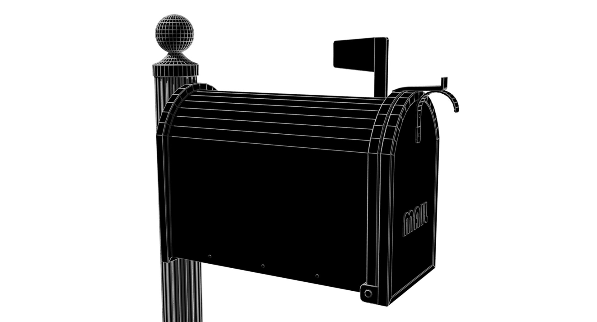 3D Mailbox Model - TurboSquid 1492286