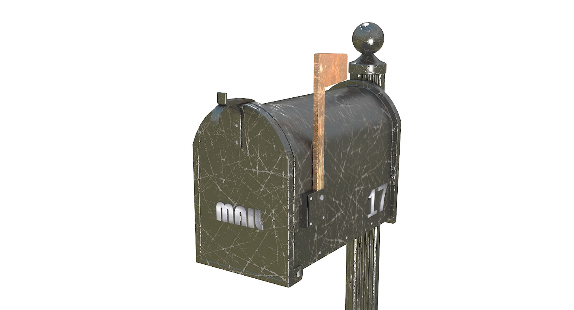 3D Mailbox Model - TurboSquid 1492286