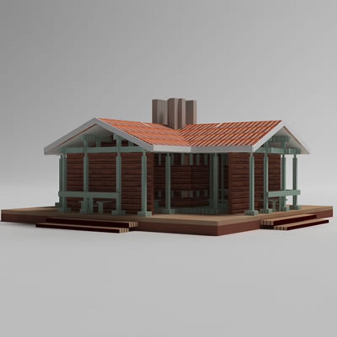 3d Cafe Model