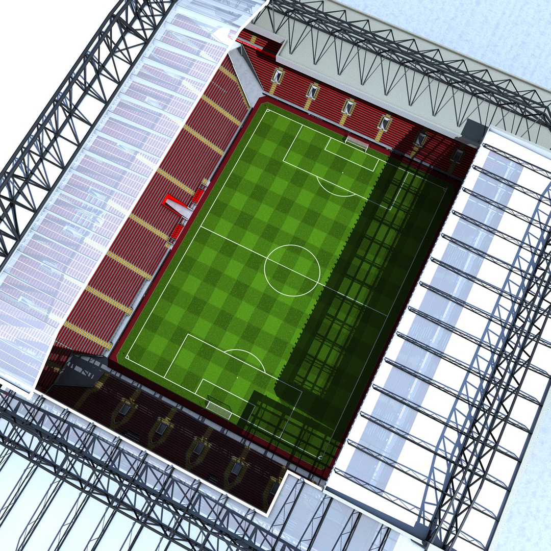 anfield stadium 3d model
