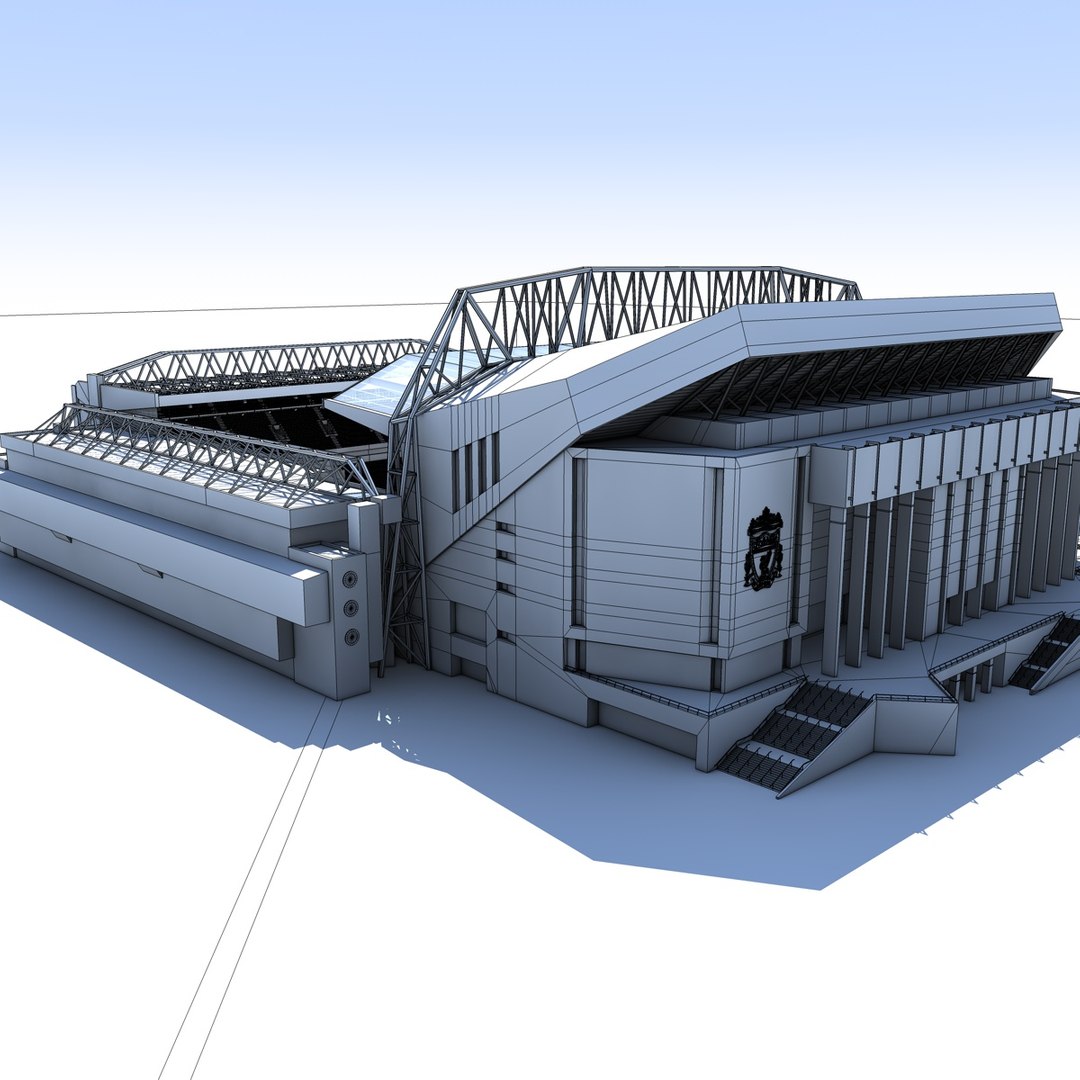 anfield stadium 3d model