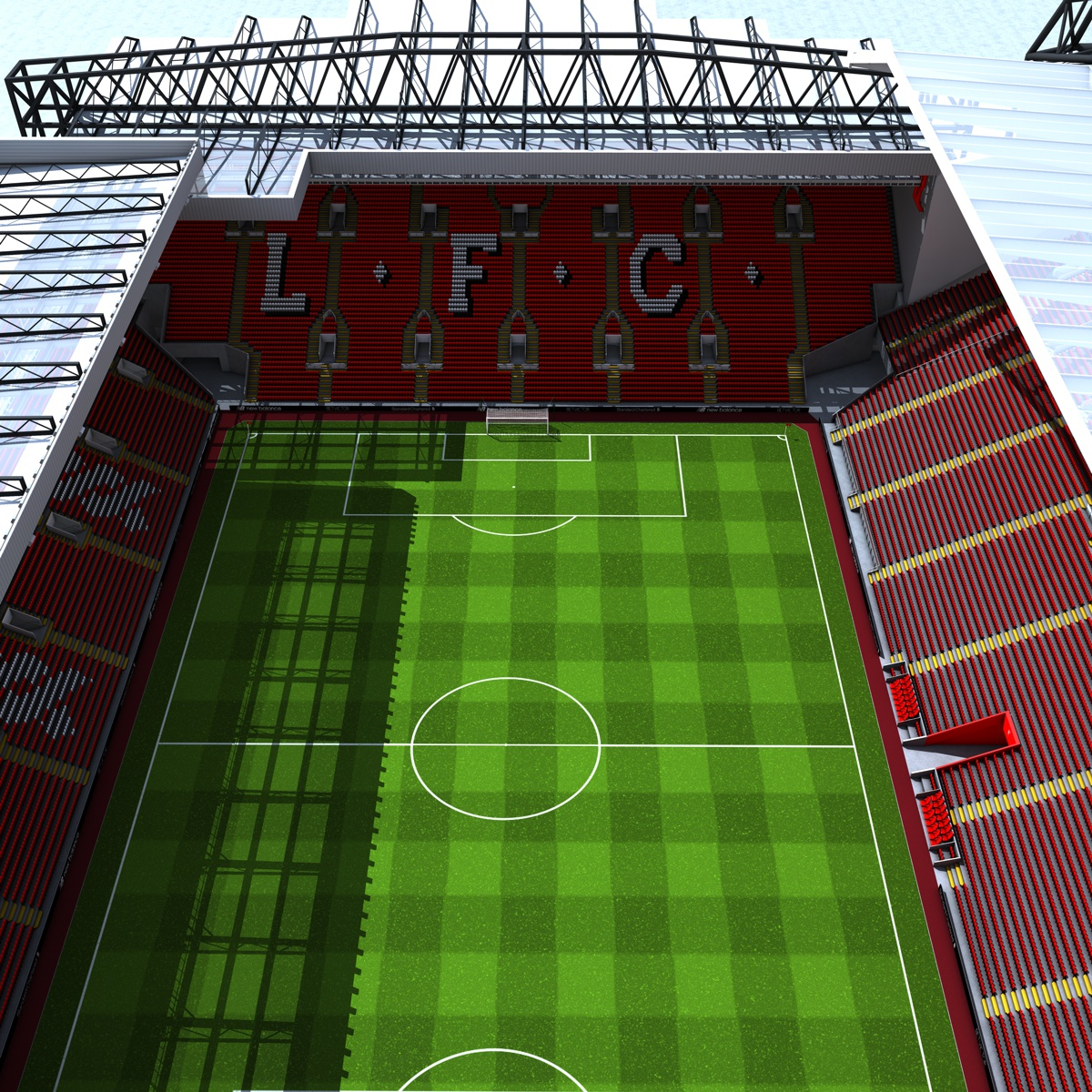 anfield stadium 3d model