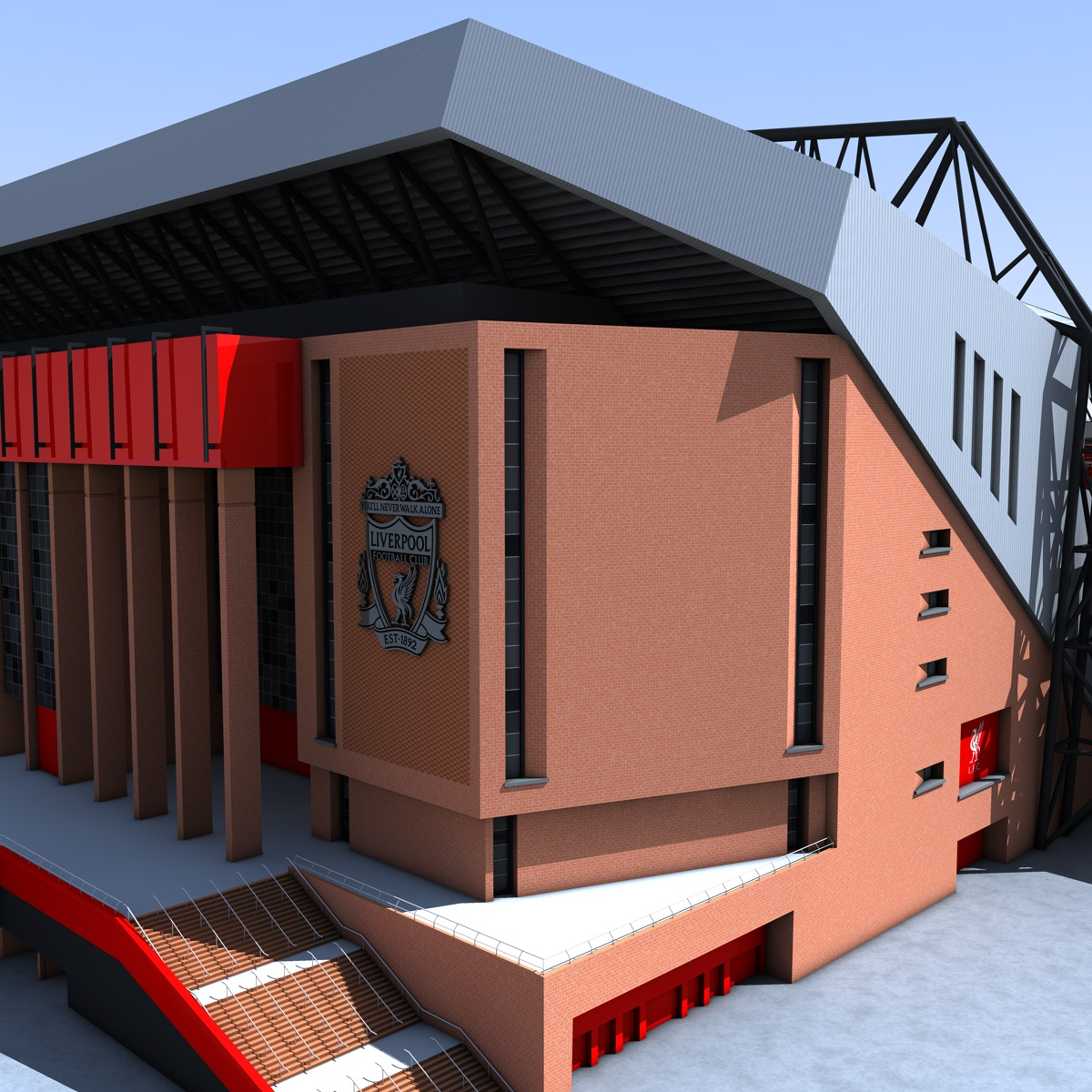 anfield stadium 3d model