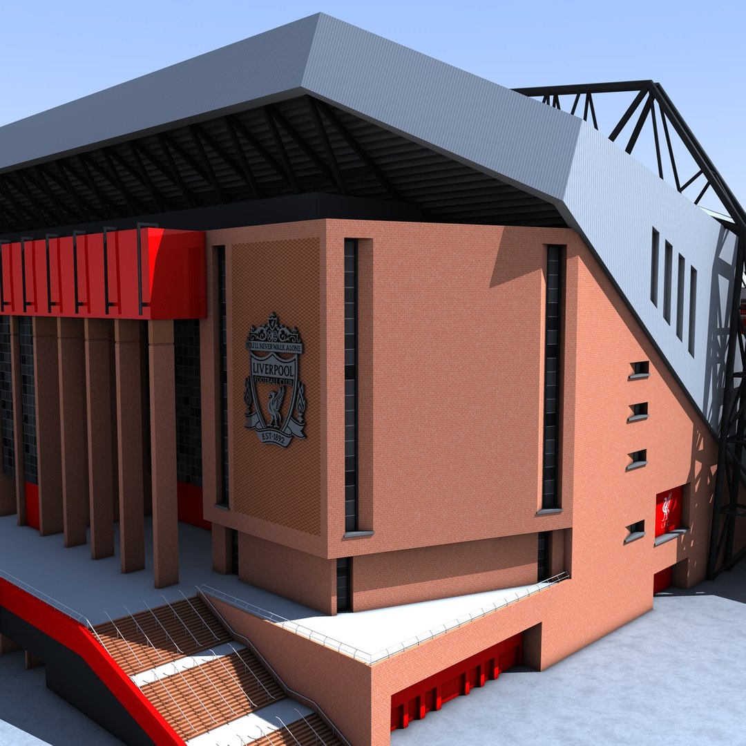 anfield stadium 3d model