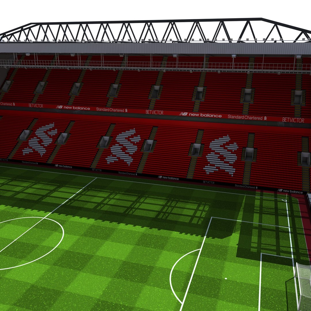 anfield stadium 3d model