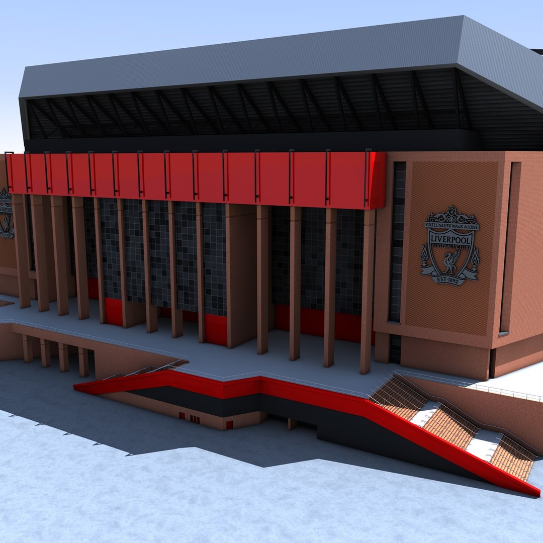 anfield stadium 3d model
