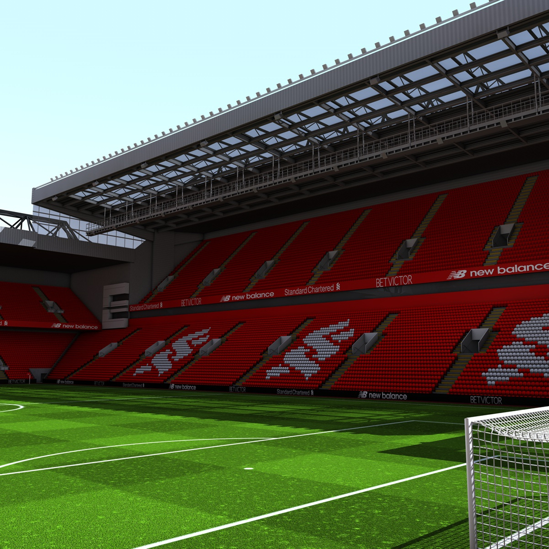 anfield stadium 3d model