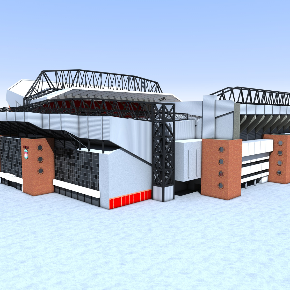 anfield stadium 3d model