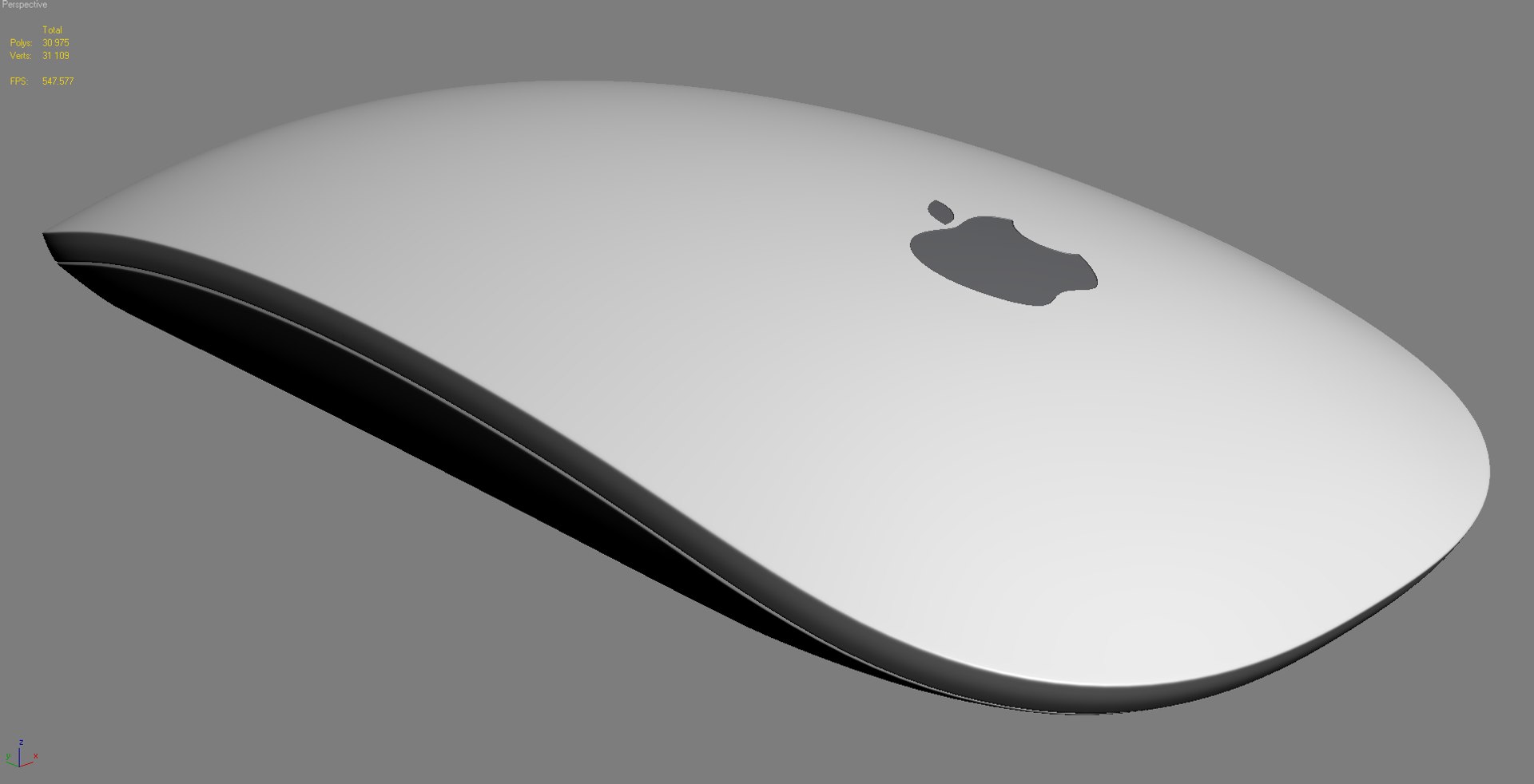 3D apple magic mouse 2 model - TurboSquid 1174625