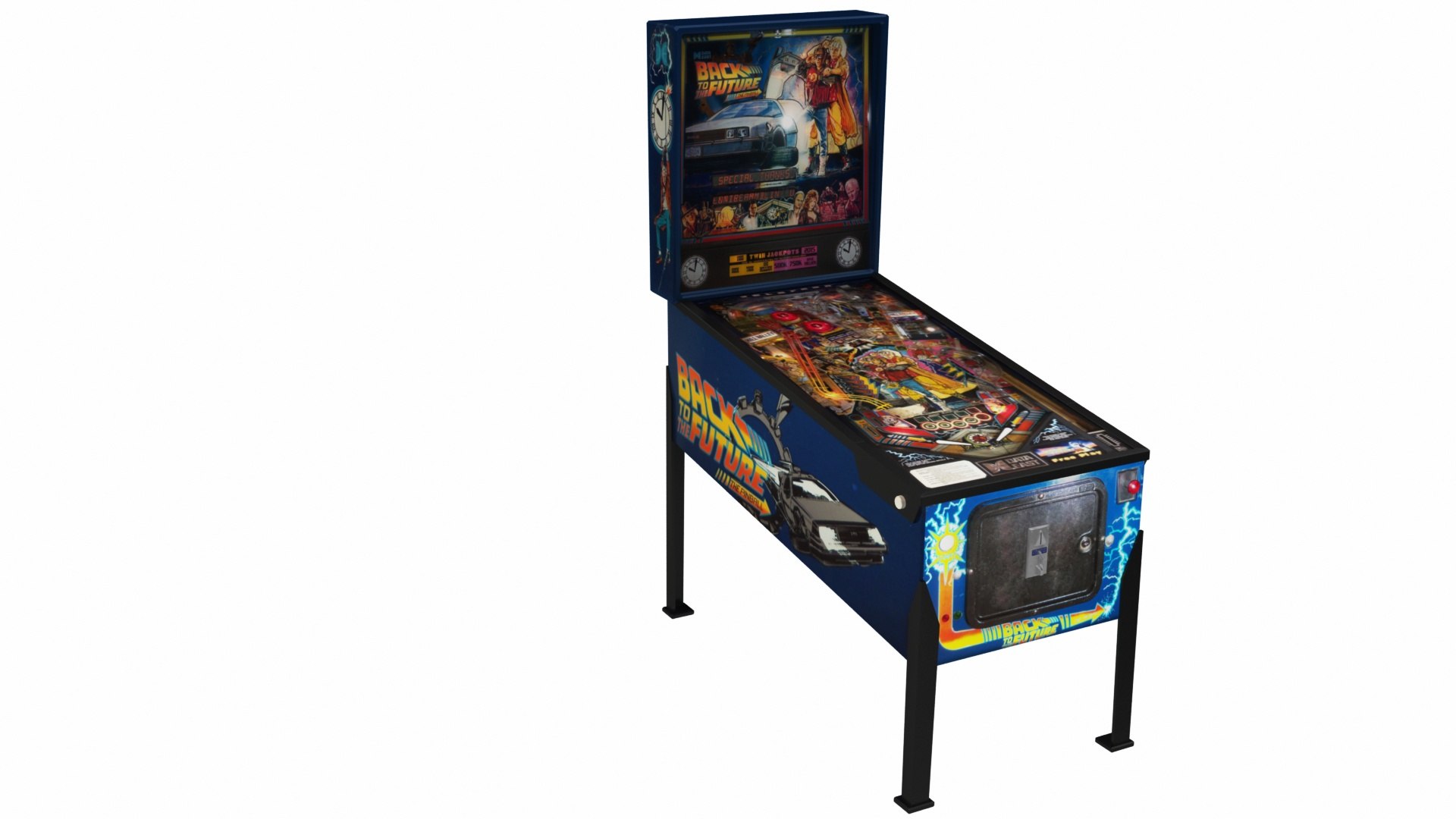 Pinball Machine 3D Model - TurboSquid 1500956