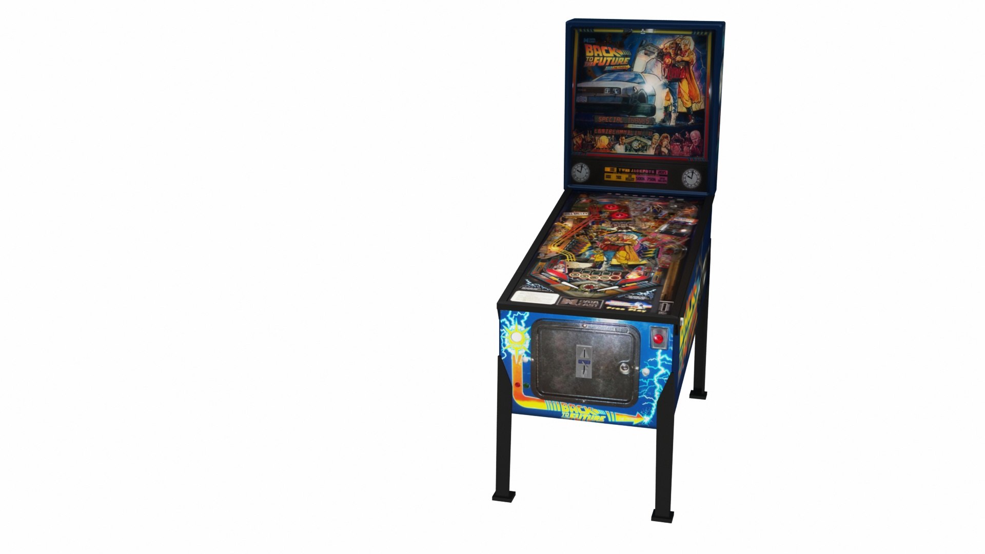 Pinball Machine 3D Model - TurboSquid 1500956