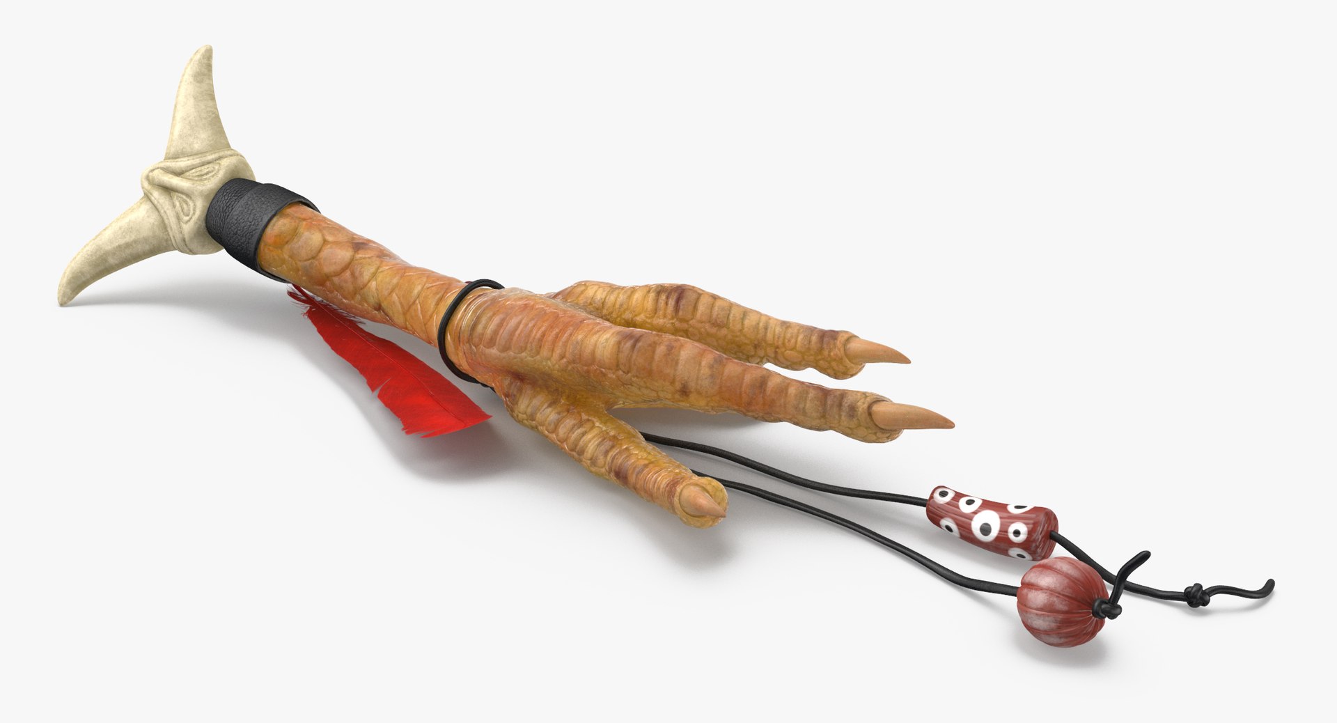 Voodoo Chicken Foot Charm 3d Model