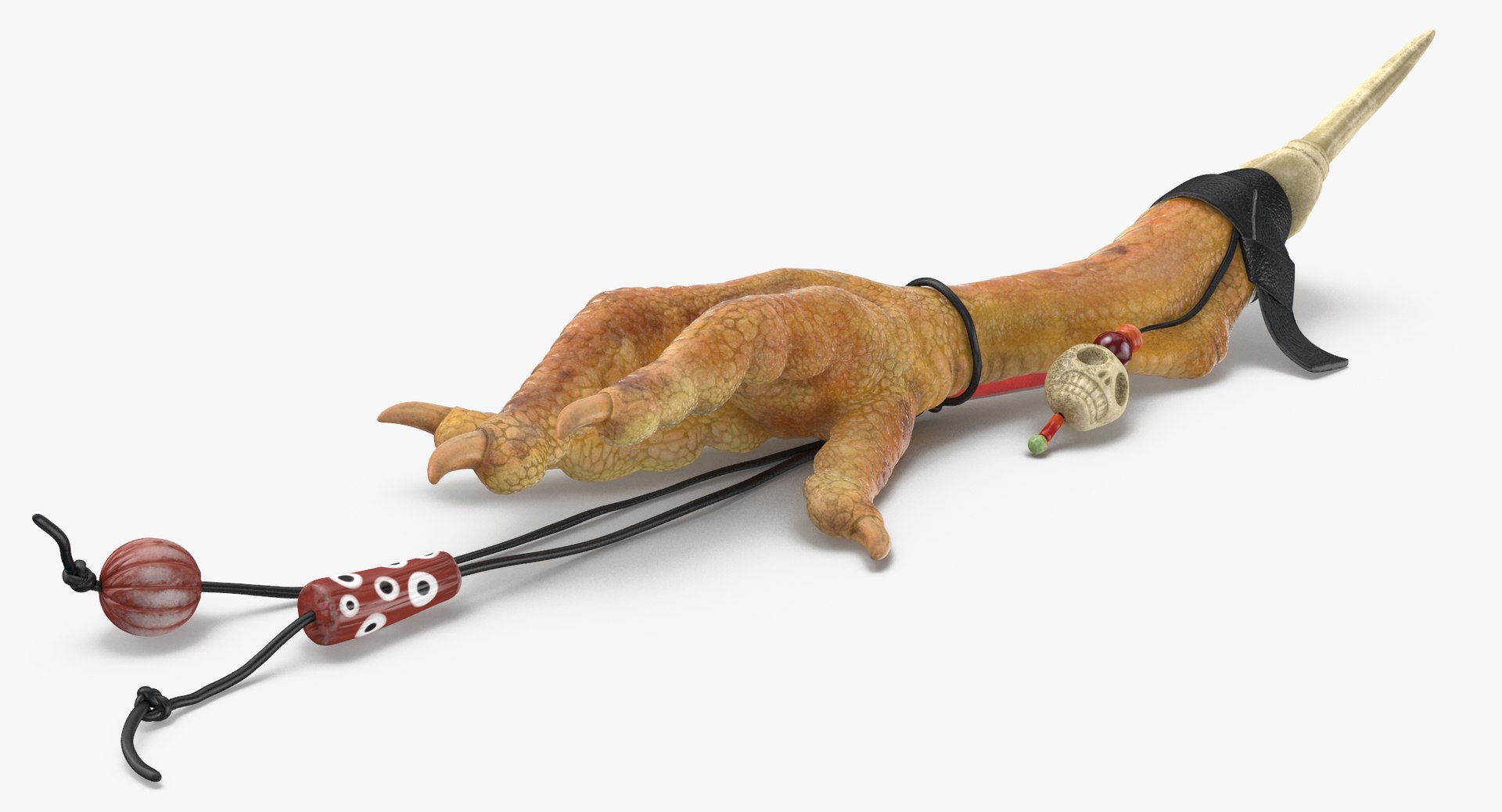Voodoo Chicken Foot Charm 3d Model