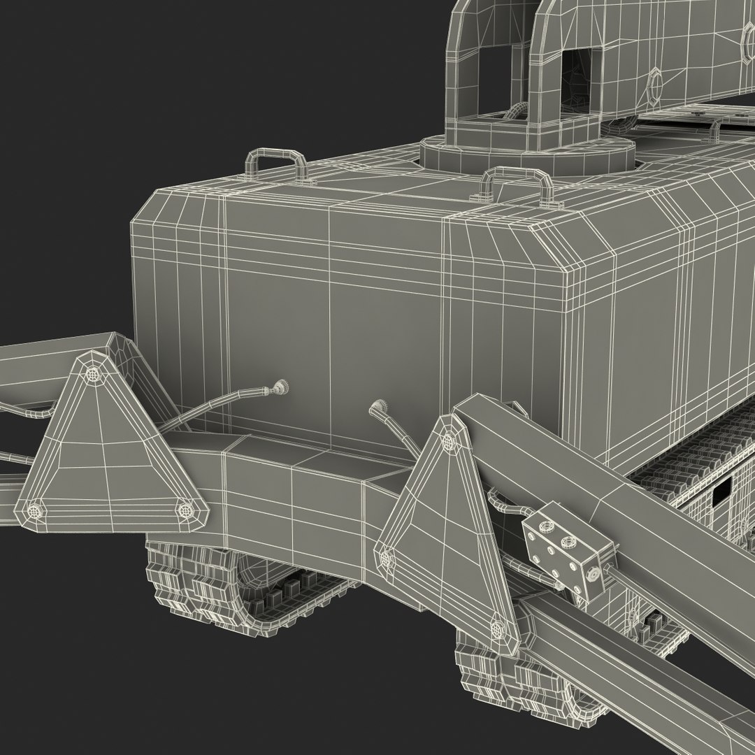 3d telescopic boom lift red