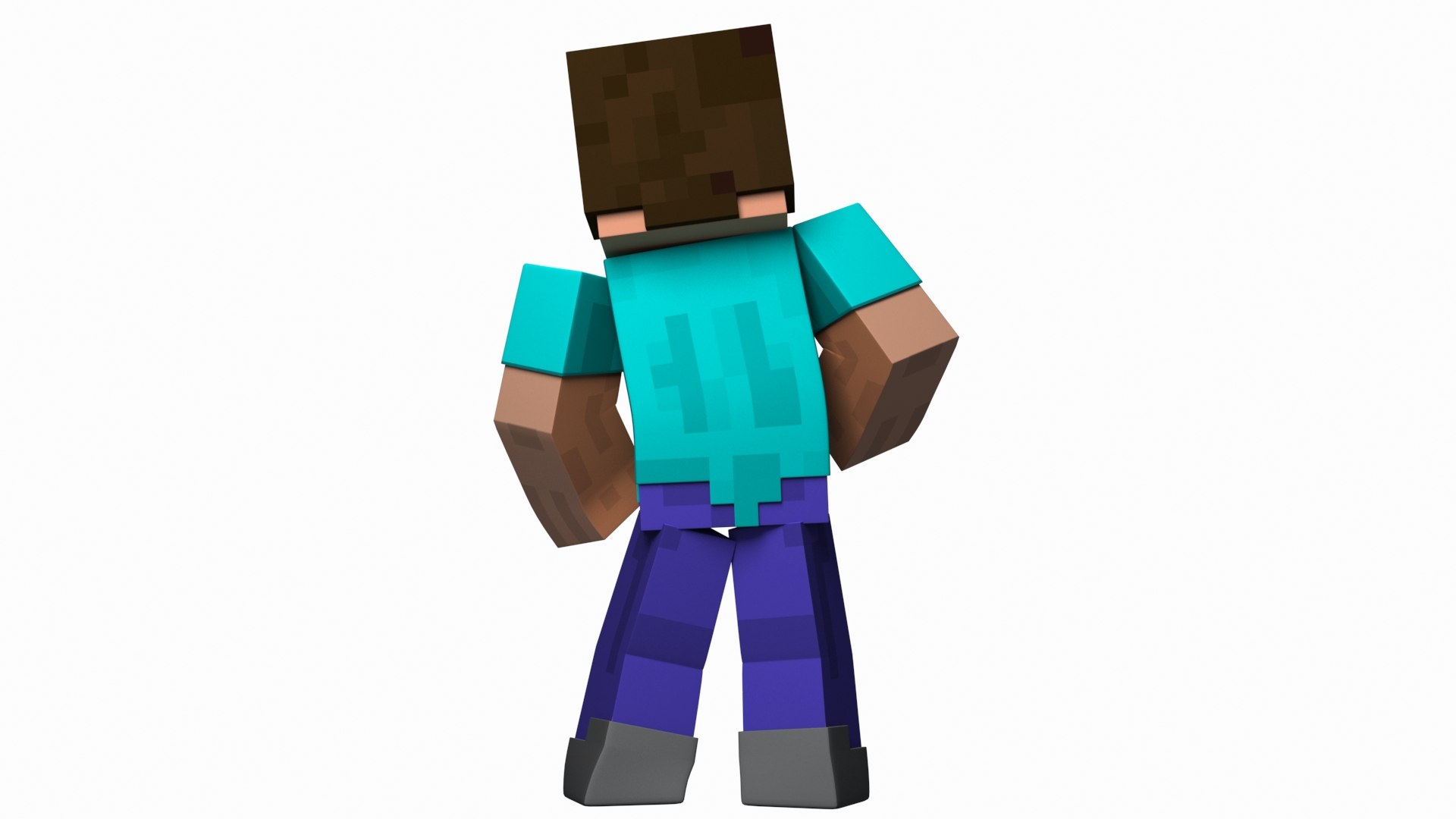 3D Minecraft Steve Character Rig Model - TurboSquid 1555180