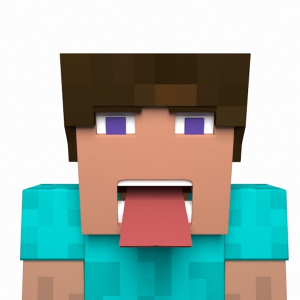 Minecraft Steve Charakter 3D-Modell - TurboSquid 1555180