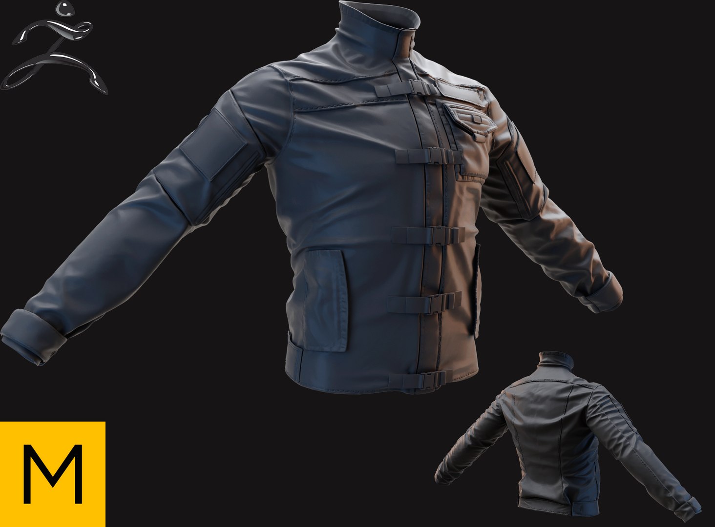 Tactical jacket 3D - TurboSquid 1599868