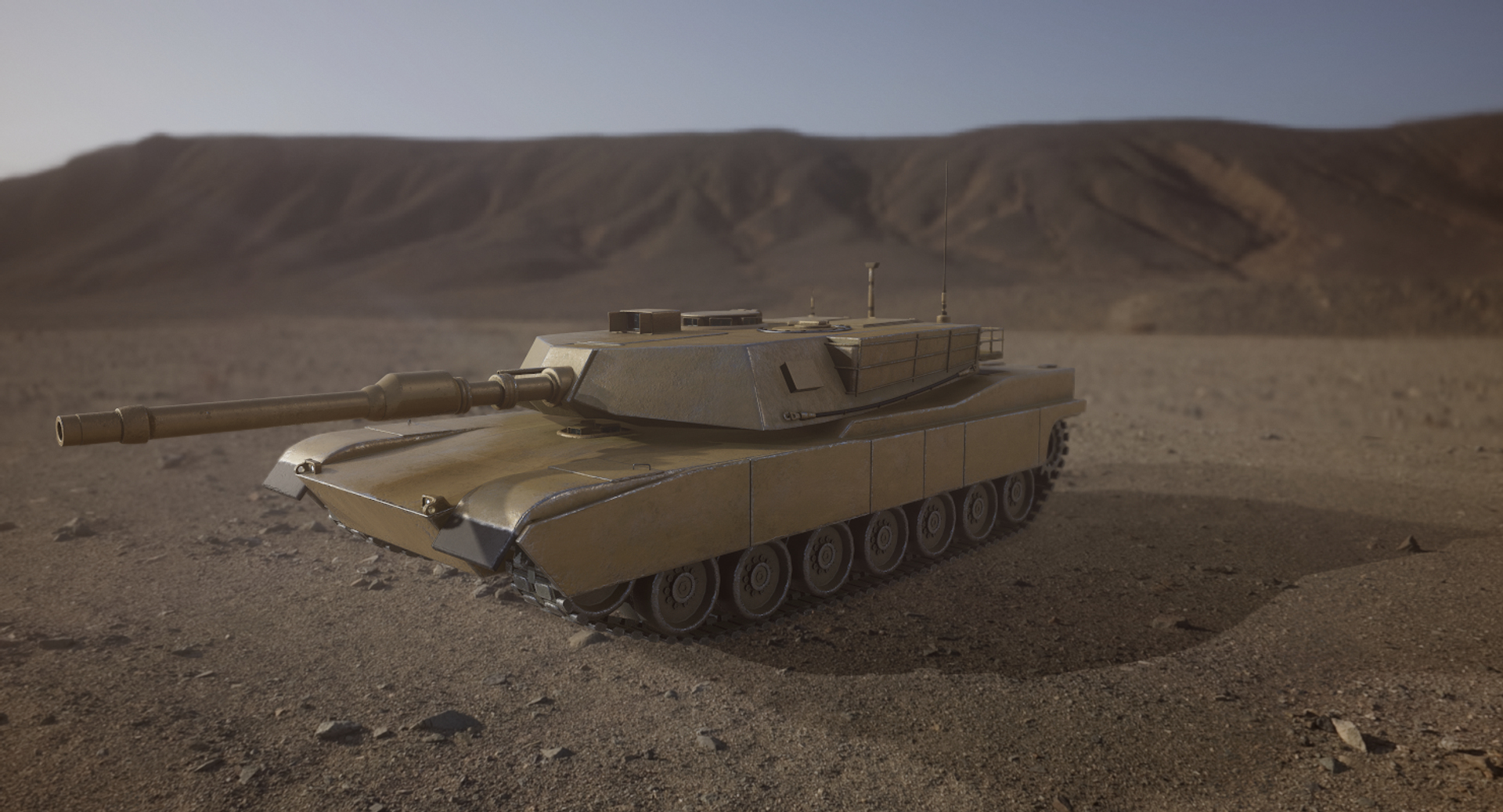 3D m1a2 abrams tank model - TurboSquid 1422785