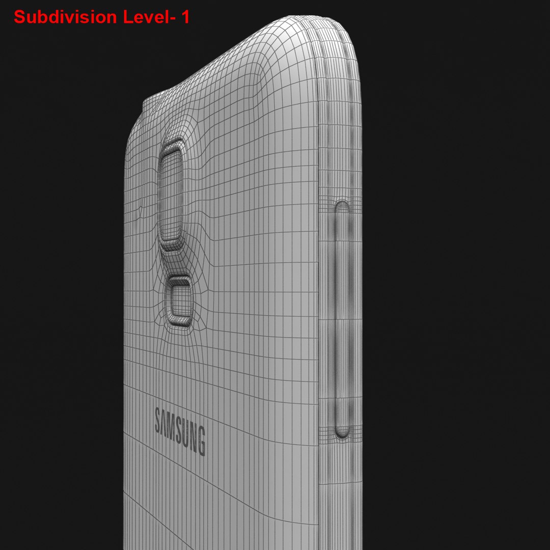 3d samsung galaxy s5 gold model