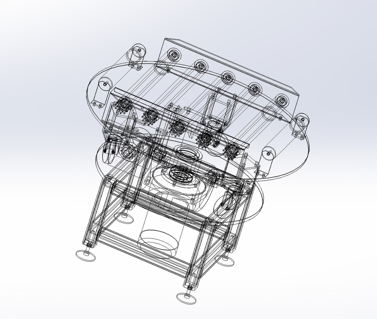 3D model rotary conveyor - TurboSquid 1300472