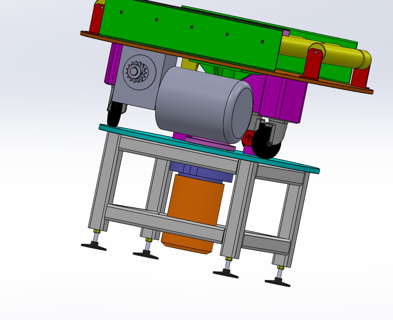 3D model rotary conveyor - TurboSquid 1300472